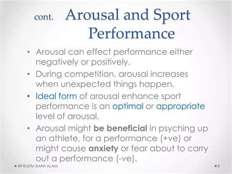 Sps431 T3arousal Anxiety And Sports Performance Pdf Brain And