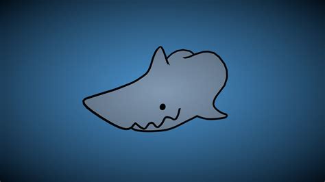 Butt Shark Cyanide And Happiness Download Free 3d Model By Olegpopka