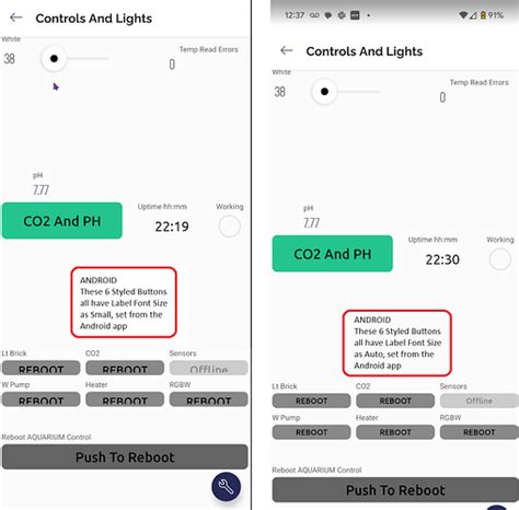 Android And IOS Widget Labels Render Differently Issues And Errors