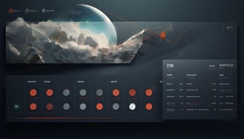 Premium Photo Calendar Wall Website Layout Ux Design Futuristic Design