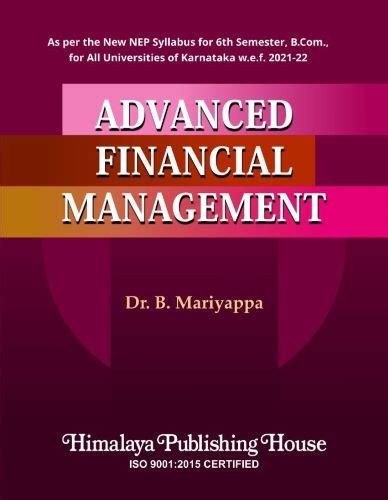 Advanced Financial Management Sem 6 Bcom Karnataka Himalaya