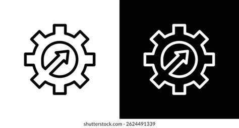 7 Hundred Operational Efficiency Image Black Background Royalty Free