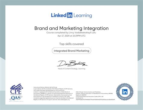 Lincy Vadakkekottayil Lalu On Linkedin Certificate Of Completion