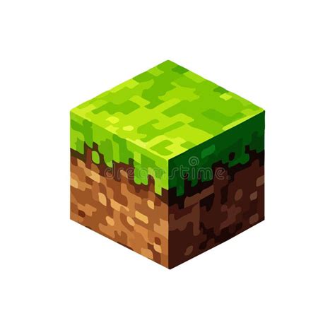Minecraft Grass Block Texture Stock Illustrations 77 Minecraft Grass Block Texture Stock
