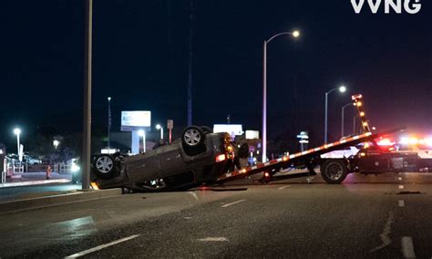 Bear Valley Road Reopens After Flipped Car Cleared From Street In