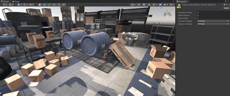 Unity Physics Tutorial Physik Materialien 36