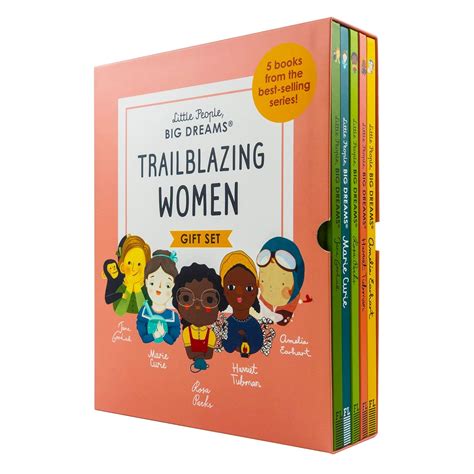 Little People Big Dreams Trailblazing Women Collection 5 Books Box