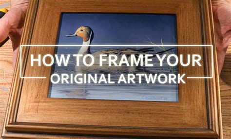 How To Frame Your Original Artwork Easily And Affordably Chuck Black Art