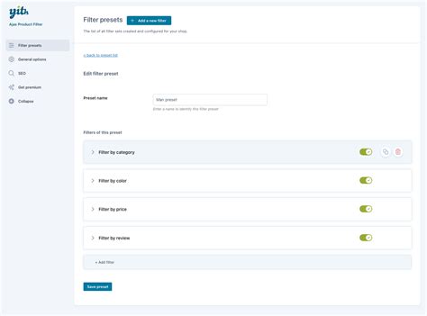 Yith Woocommerce Ajax Product Filter Wordpress Plugin