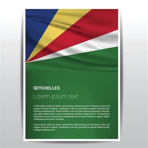 Seychelles Flags Design Vector 13371586 Vector Art At Vecteezy