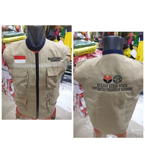 Jual Rompi Kkn Rompi Mahasiswa Rompi Kegiatan Lapangan Rompi Custum