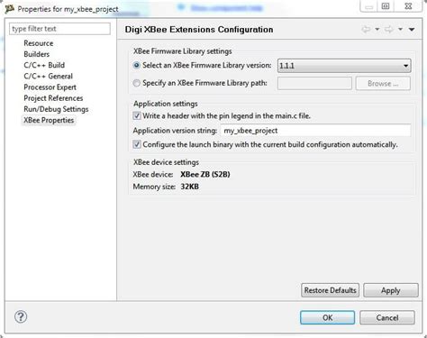 4 Developing A Project XBee SDK Documentation