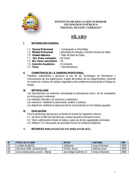 Ciclo Iii Taller De Base De Datos Pdf Servidor Sql De Microsoft Sql