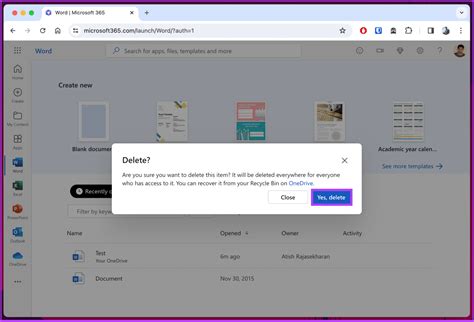 How To Delete A Word Document On Desktop Web And Mobile Guiding Tech
