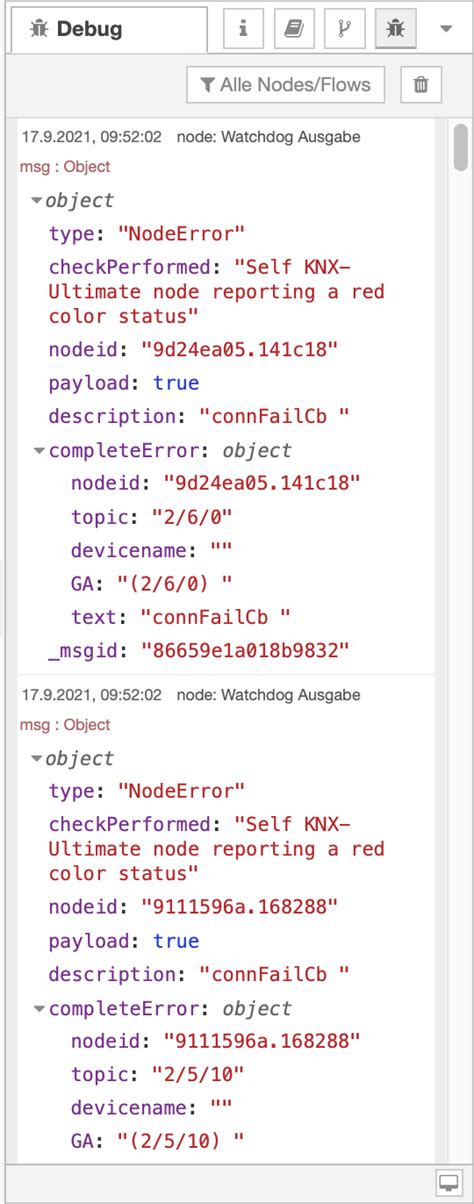 Node Disconnection From Knx Bus · Issue 142 · Supergiovanenode Red
