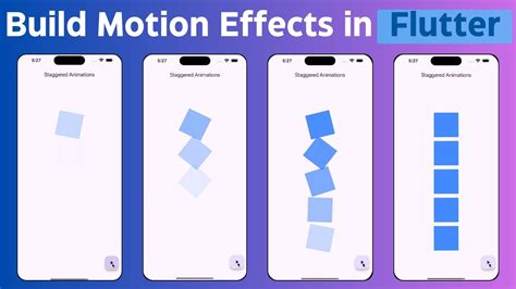 Flutter Staggered Animations Build Stunning Motion Effects Like A Pro Youtube