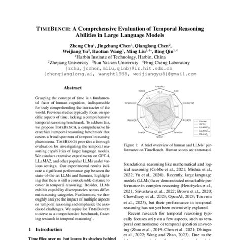 Timebench A Comprehensive Evaluation Of Temporal Reasoning Abilities