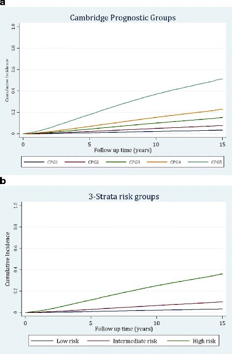 Cumulative Incidence Curves For Prostate Cancer Specific Survival In