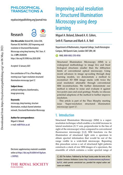 Pdf Improving Axial Resolution In Structured Illumination Microscopy