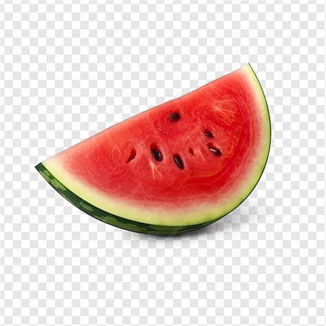 Premium Psd Realistic Photo 4k Watermelon Slice Isolated On