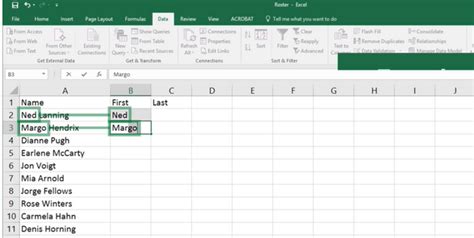 How To Use Flash Fill In Excel