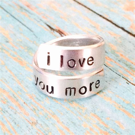 I Love You Ring Etsy