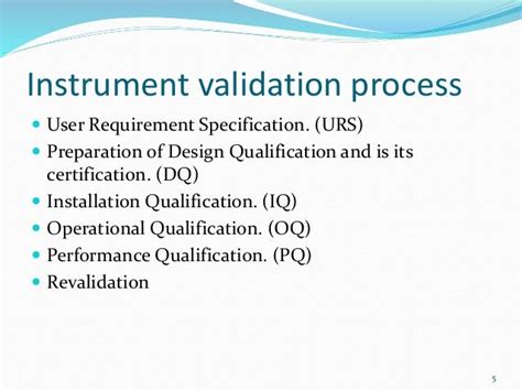 Instrument Validation