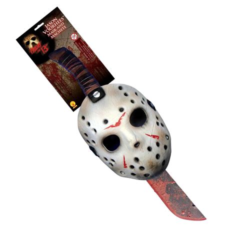 Friday The 13th Jason Voorhees Mask And Machete Set Fashion For Fun