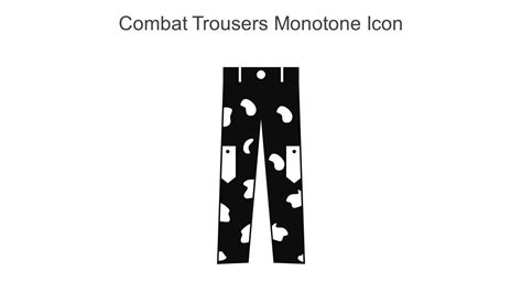Combat Trousers Monotone Icon In Powerpoint Pptx Png And Editable Eps Format PPT Template