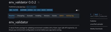 Envvalidator A Type Safe Env Validator For Flutter Temesgen Zewude