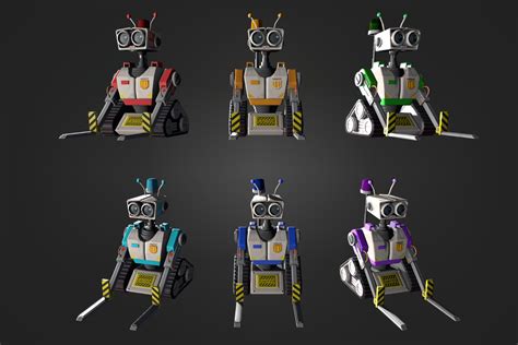 Amz Robots 3d Props Unity Asset Store