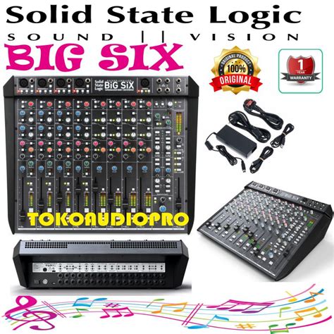 Jual Solid State Logic Big Six 18 Input Desktop Analog Mixer And Interface Shopee Indonesia