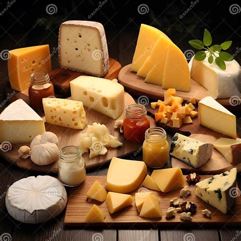 Various Types Cheese Delight The Senses With Their Diverse Flavors