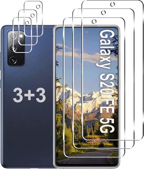 33 Pack Galaxy S20 Fe 5g Screen Protector Camera Lens Protector Hd Tempered