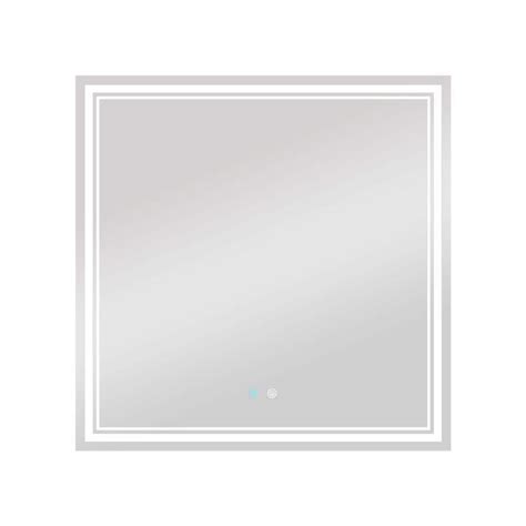 Ideagle 36 In W X 36 In H Large Rectangular Frameless Wall Bathroom