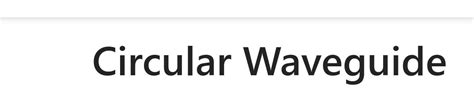 Solved Circular Waveguide Chegg