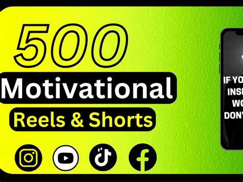 a motivational reel for instagram tiktok facebook and youtube upwork