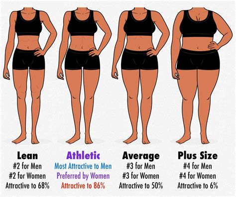 Survey Results The Most Attractive Female Body Composition Muscle