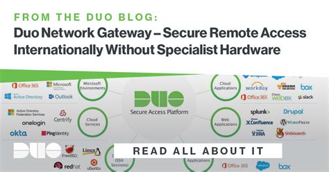 Duo Network Gateway Secure Remote Access Internationally Without