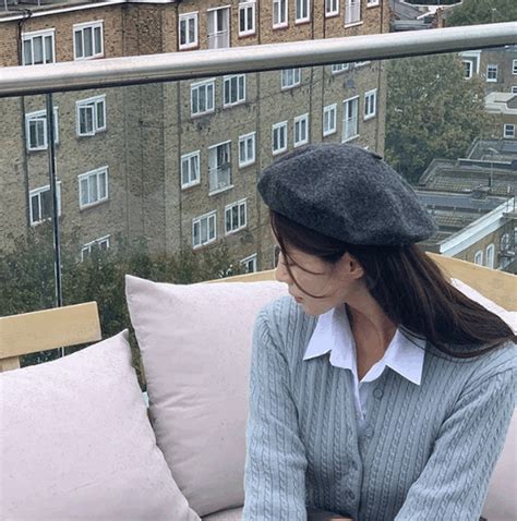 라움슈슈 로제 데일리 양모 베레모 여자 빵모자 화가모자 가을 겨울 모자 고퀄 무지