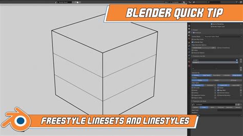 Freestyle How To Use Different Line Styles On Different Edge Marks