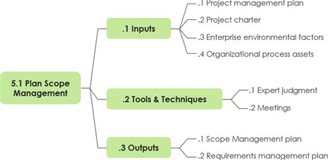 Overview Of Scope Management Input Tools And Techniques Output