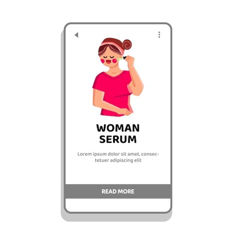 Premium Vector Woman Serum Vector