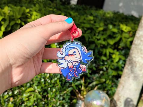 Splatoon Shiver And Frye Deep Cut Acrylic Keychains Cute Acrylic