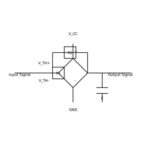 Comparator With Hysteresis Schmitt Trigger Tutorials On Electronics Next Electronics