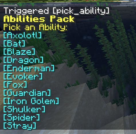 Abilities Pack 119 Origins Mod Inspired Data Pack Minecraft Data Pack