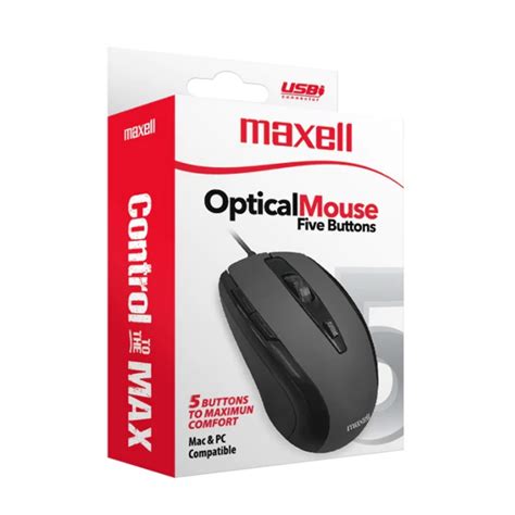 Maxell Optical Mouse Negro Usb Farmadon La Farmacia De La Esquina