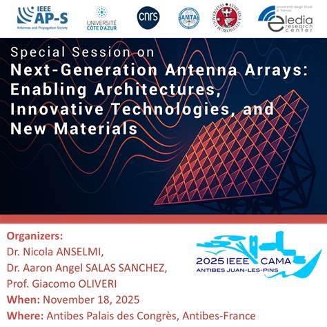 Special Session “next Generation Antenna Arrays Enabling Architectures