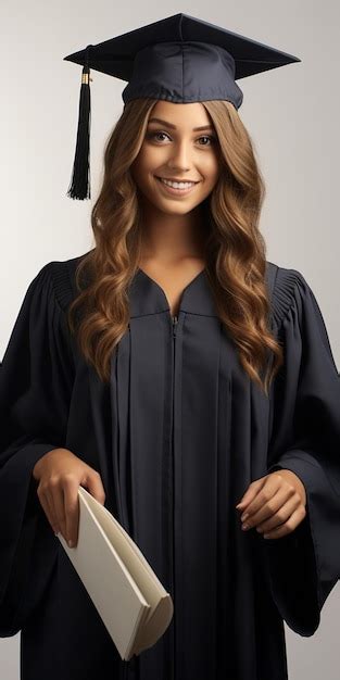 Premium Photo A Graduate Girl With Graduation