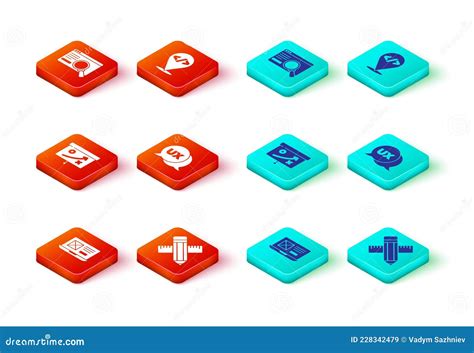 Set UI Or UX Design Crossed Ruler And Pencil Planning Strategy Concept Front End Development
